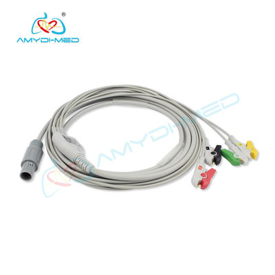 4 leads oem ecg cables/ medical equipment/clip ekg cable