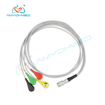 Shenzhen One-piece series Holter Recorder ECG Patient Cable withe 4/6 leads