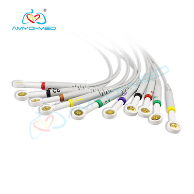ECG/EKG electrodes adapter from Banana 4.0mm to snap (10pcs/set )