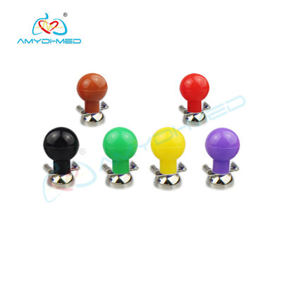 Reusable Multi-function Colorful Suction electrodes(1 set=6pcs),Chest Suction wireless ecg electrodes for adult/children