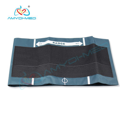 High quality Reusable adult NIBP Double tube NIBP cuff,without gasbag, medical nibp,GREEN