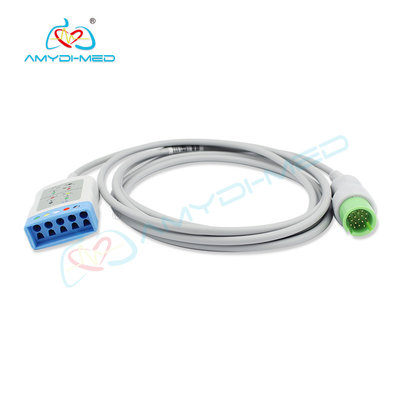 Space labs Ecg trunk cable leads ekg cable with leads ,ecg cable for patient monitor,holter ECG cable with leadwire