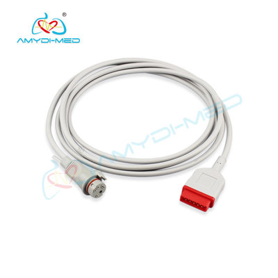 Compatible GE-Marquette Siemens Darger IBP Adapter Cable to Utah transducer adapter cable