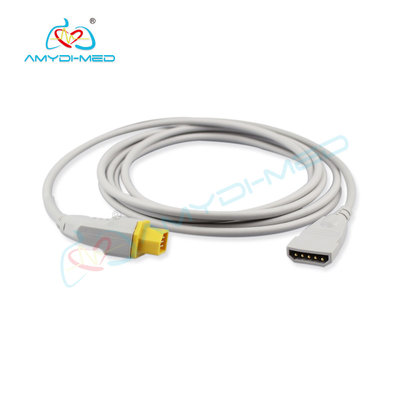 Compatible NIHON KONDEN IBP cable invasive blood pressure cable for MAXXIM transducer