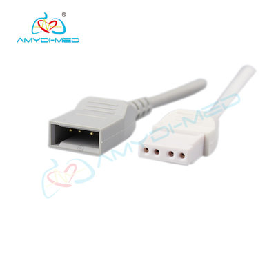 UTAH4P Catapter ekg cable ,ecg cable for patient monitor,IBP Cable And Pressure Transducers Connector