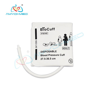 Disposable High quality Small Child Double tube NIBP cuff,without gasbag, Disposable medical nibp