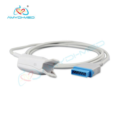 Reusable digital 9pin rectangular silicone wrap ADULT spo2 sensor/probe, medical SPO2 SENSOR TPU cable