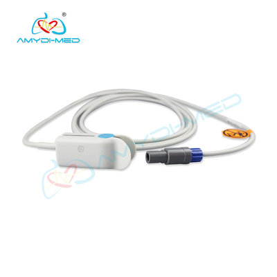 Reusable digital MINDRAY 6pin neonate silicone wrap ADULT spo2 sensor/probe, medical SPO2 SENSORTPU cable