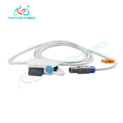 Reusable digital MINDRAY 6pin neonate silicone wrap ADULT spo2 sensor/probe, medical SPO2 SENSORTPU cable
