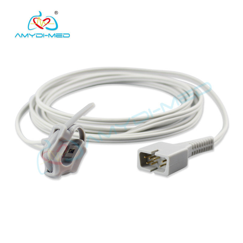Neonate silicone wrap spo2 sensor ,reusable CSI probe ,DB9 7P connector, medical cable FOB Reference Pri