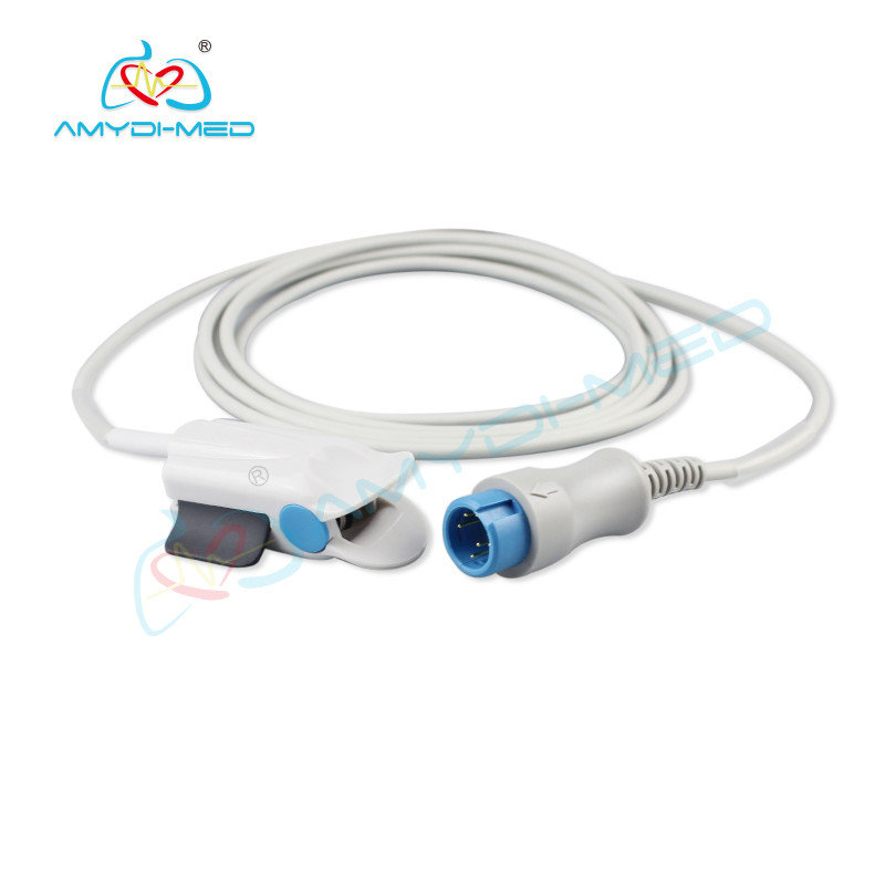 Hot sale  Adult reusable spo2 sensor 7 pin Mindray T8 T5 T6 spo2  probe 3m