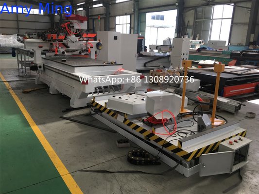 promotions wood engraving machine auto load and unload wood processing machine