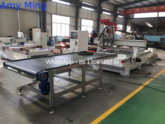 promotions wood engraving machine auto load and unload wood processing machine