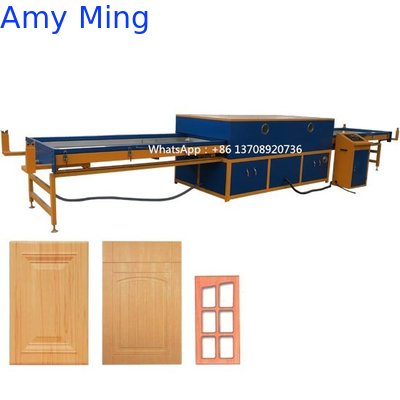 pvc foil vacuum membrane press machine/semi-automatic veneer hot press machine