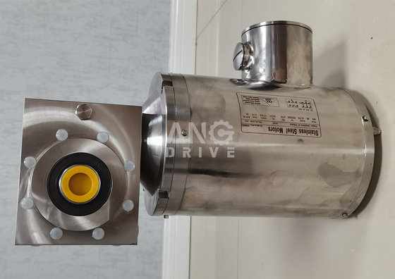 Stainless Steel 304 Inox Gear Box Hygienic Reductor Sea Food Machinery Helical Bevel Geared Electric Reducer Motor