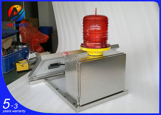 AH-MS/S OEM/ODM solar powerd medium intensity 2000cd aviation obstacle lights
