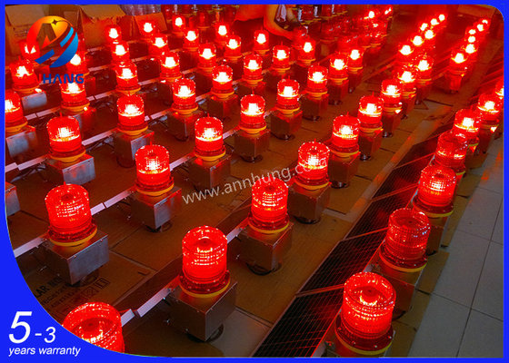 AH-LS/S LED based medium intensity solar powered aviation obstruction light/aircraft warning light