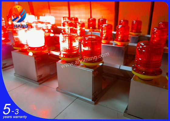 AH-MS/D Solar powered LED double/twin aviation obstruction light/aircraft warning light