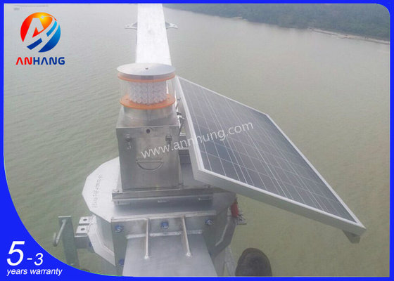 AH-MS/A Medium intensity Solar powered LED obstacle light/LED solar air obstruction light for building/GSM tower/windtur