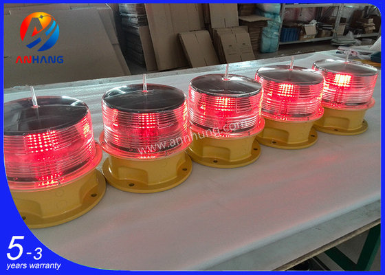 AH-LS/B Solar powered obstruction LED light/solar aircraft warning light for mono pole