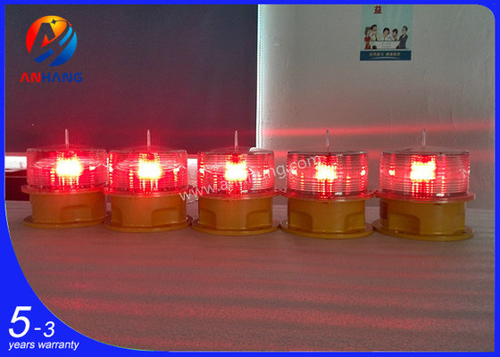 AH-LS/B Solar powered obstruction LED light/solar aircraft warning light for mono pole