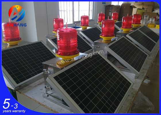 AH-MS/S  Solar powered LED obstruction light/solar aircraft warning light ICAO type B/Solar tower lights