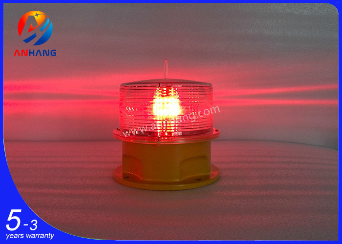 Solar powered LED obstruction light/solar aircraft warning light ICAO type B/Solar tower lights