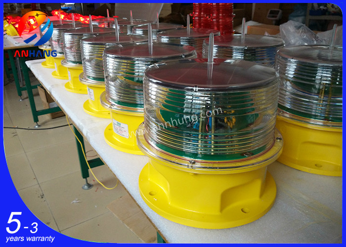 AH-LS/B LED solar powered flashing aircraft obstacle beacon for tower warning