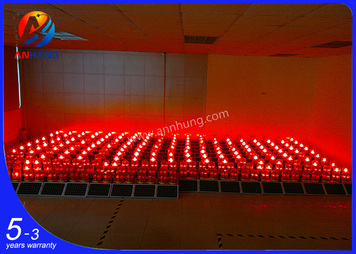 AH-MS/S LED solar powered flashing aircraft obstacle beacon for tower warning