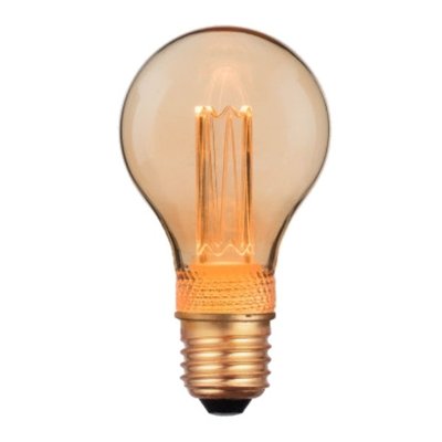 E27 A60 Bulb, Deco Light, LED Bulb, Fashionable Glass Bulb, Candle Light