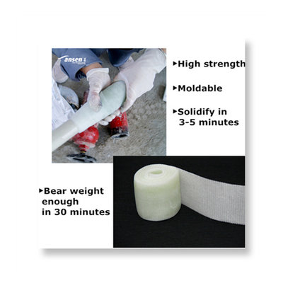 High Polymer Bandage Aid Bandaging with Water-repellent Fiberglass Orthopedic foot splint