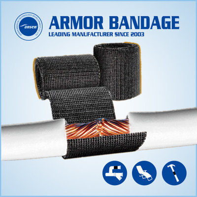 High quality Industrial armor-wrap self adhesive glassfiber 5'10'15 HG Armored tape