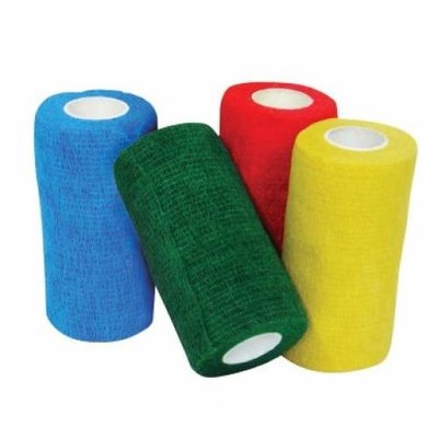 Wholesale custom logo brand printed cohesive elastic conflex bandages self-adhesive wrap bandage for vet use