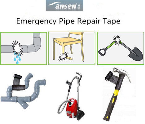 Fast Repair Crack Pipe Leaks Pipe Fiberfix Repair wraps bandage