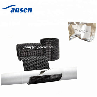 FastSeal Water Activated Tape for Pipe Repair underground black pipe wrap bandage