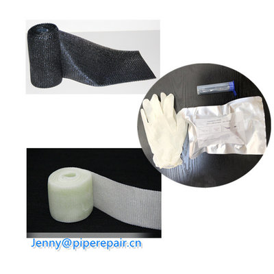 High Pressure Resistant Oil Gas Plumbing Pipe Repair Bandage Kit Water Activated Fiberglass Wrap Tape