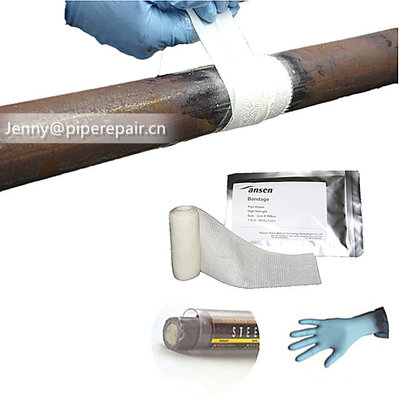 Emergency repair armor tape and protection forpipe wrap in the industrial armor wrap stop it leak repair clamp