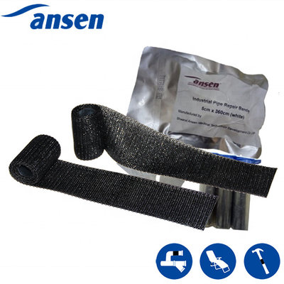 Emergency Water Activated stop it leak repair clamp Fiberglass Pipe Repair Wrap Tape