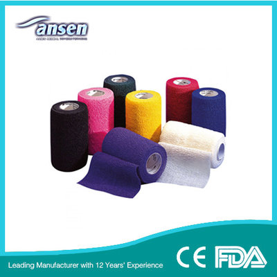 Light Wrap 100%Cotton Elastic Bandage EAB Tape 2.5CM X 4.5M