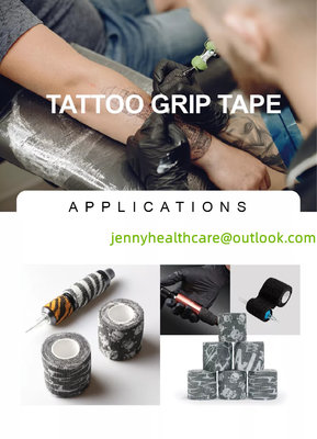 Self Adhesive Bandage Wrap Sports Tape Breathable Waterproof Elastic Bandage Wrist Ankle Wrap Tape Non-Woven Bandage