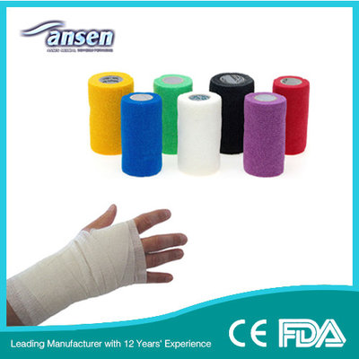 Supplier Custom Vet Wrap Elastic Colorful Compression Cohesive Bandage High