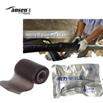 10KV Outdoor Heat Shrinkable Power Cable Accessories Armor cast Fiberglass Tape 4 inches x 15