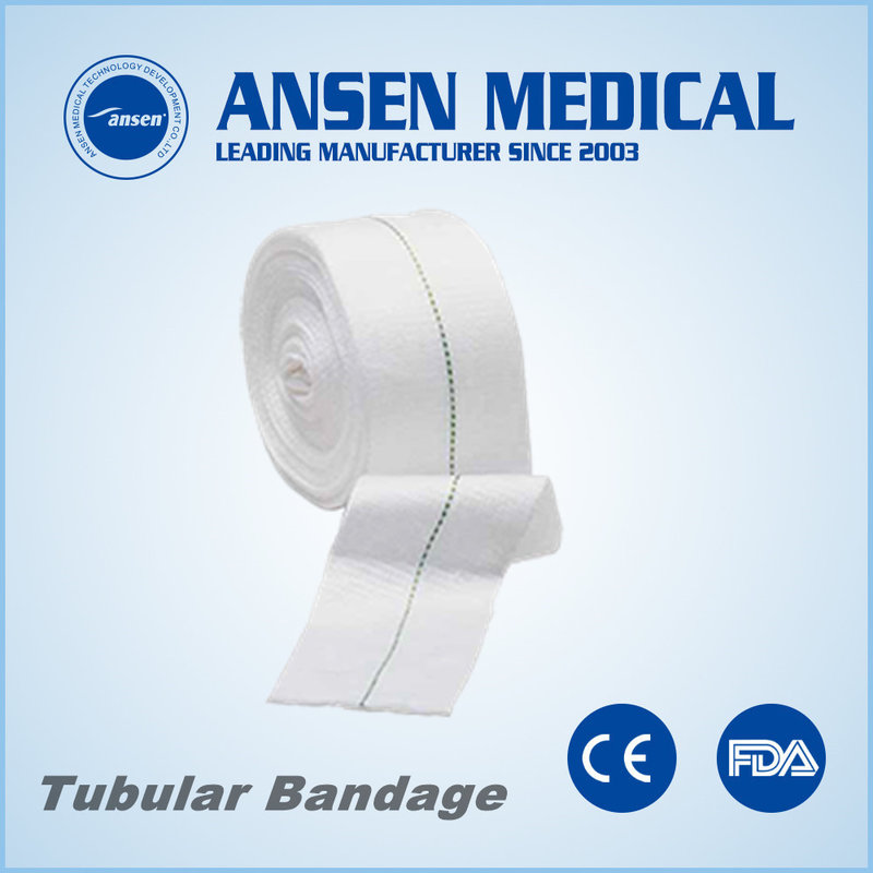 10.75cm or 11cm X 10m with Yellow Line Head & Small Trunk Viscose Tubular Bandage