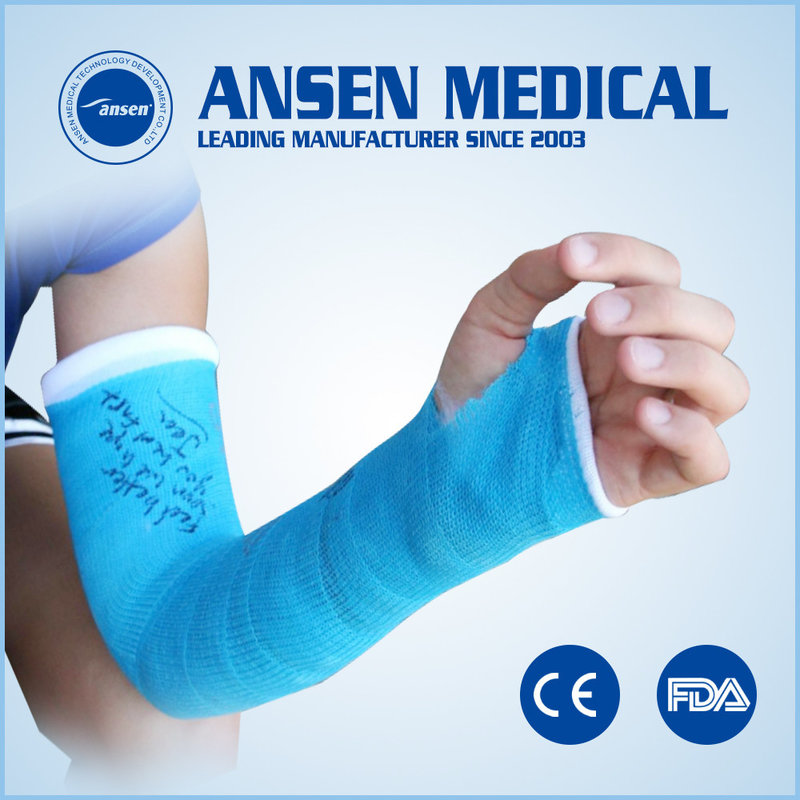 2016 Medical Colorful Polyester Orthopedic Fiberglass Synthetic Casting Tape