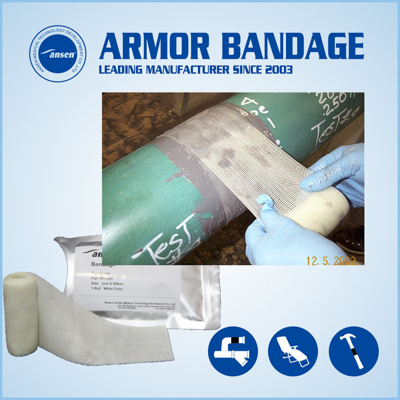 Shaanxi Ansen Waterstop Seal Fast Repair Fiberglass Fix Wrap Tape Pipe Repair Bandage