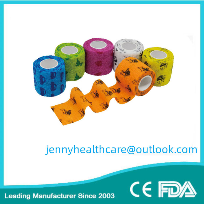 Vet Elastic Bandage Wrapped Elastic Bandage Non Woven Vet Tape Wrap Waterproof Elastic Bandage