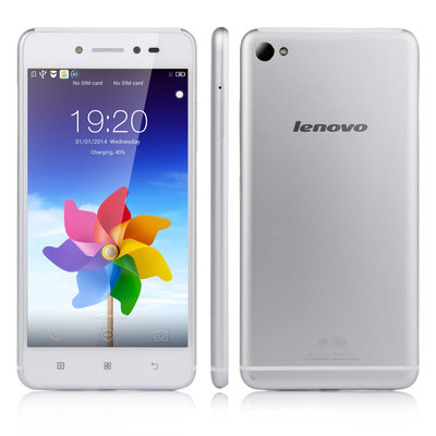 Lenovo S90 4G LTE 5.0 inch Quad Core Snapdragon 410 Android 4.4 Mobile Phone 5.0 inch 1GB RAM 16GB ROM 13MP Silver