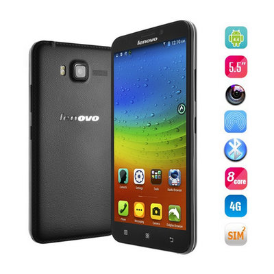 Original Lenovo A916 4G LTE Mobile Phone 5.5inch MTK6592 Octa Core 1GB RAM 8GB ROM 2500mah