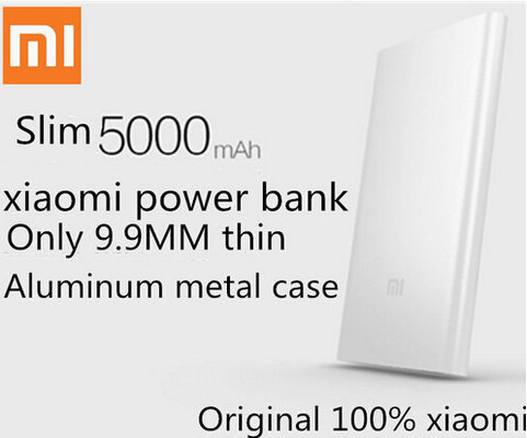 In Stock Original Xiaomi PowerBank 5000mAh Ultrathin External Battery For Iphone phones