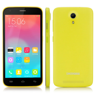 In Stock DG Y100 mobile phone 5.0inch 1280*720 1GB RAM 8GB ROM Android 4.4 Pink Color